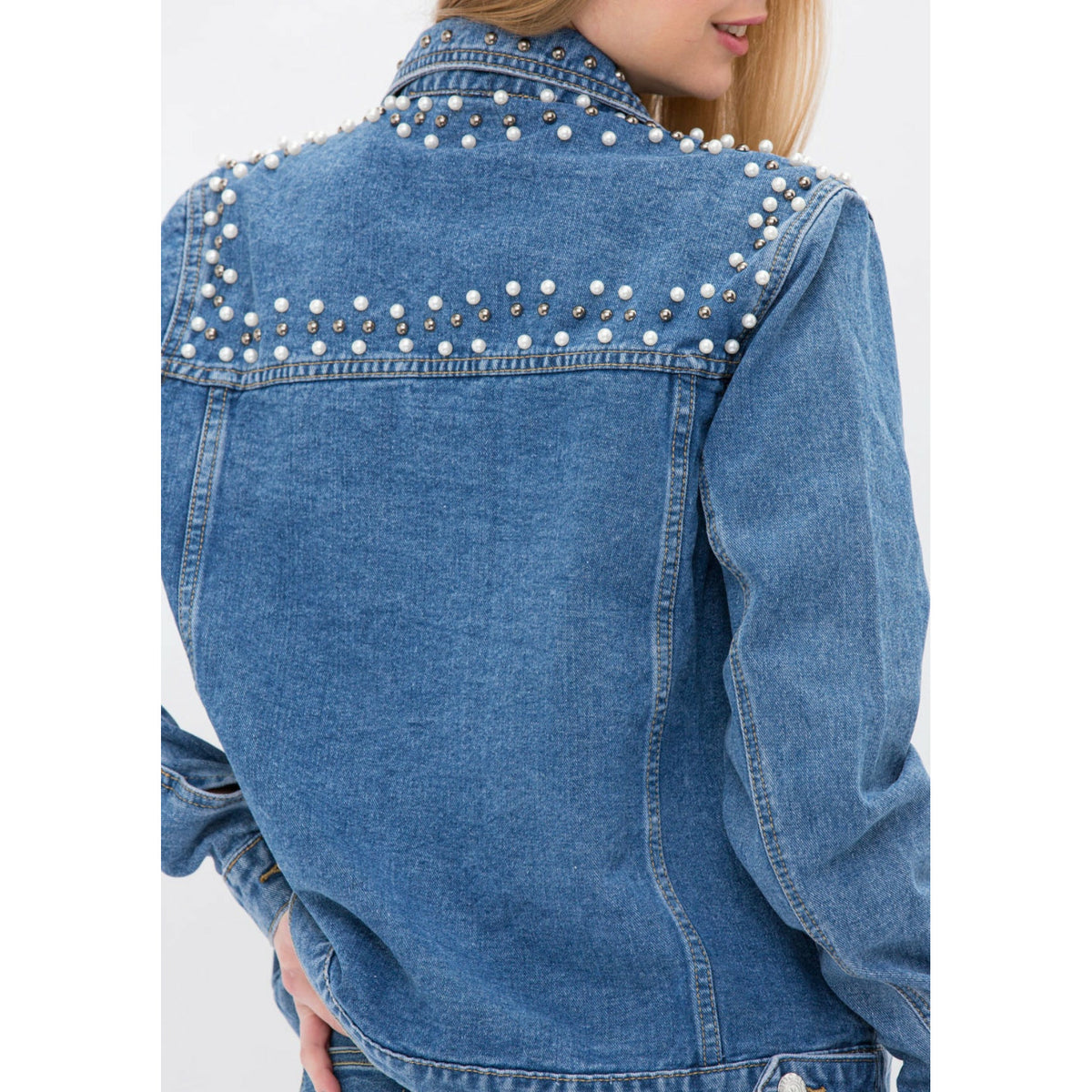 Vocal Pearl & Stone Denim Jacket – Pixies Lounge Online